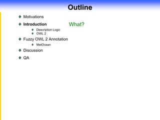 Fuzzy OWL-2 Annotation for MetOcean Ontology | PDF | Web Development | Internet