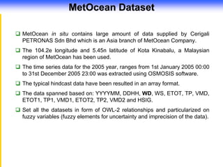 Fuzzy OWL-2 Annotation for MetOcean Ontology | PPT