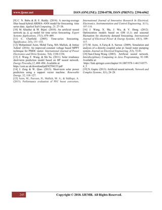 Solar Irradiance Prediction using Neural Model | PDF