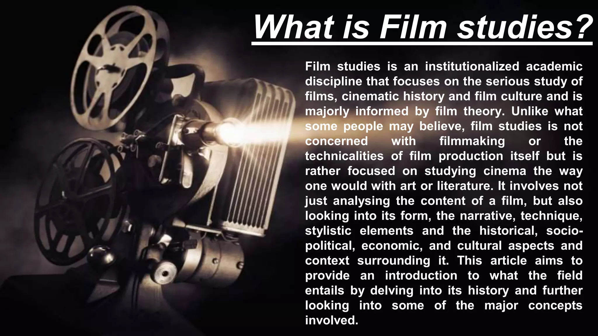 Montage technique in Film studies | PPT