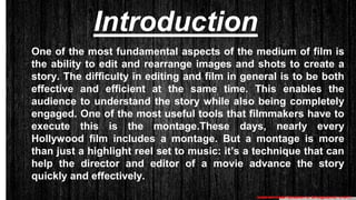 Montage technique in Film studies | PPT