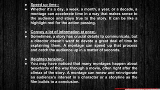 Montage technique in Film studies | PPT