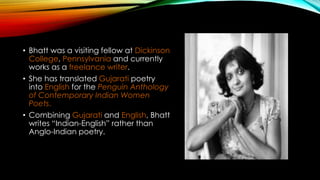 Women Poet (pre independence) | PPTX