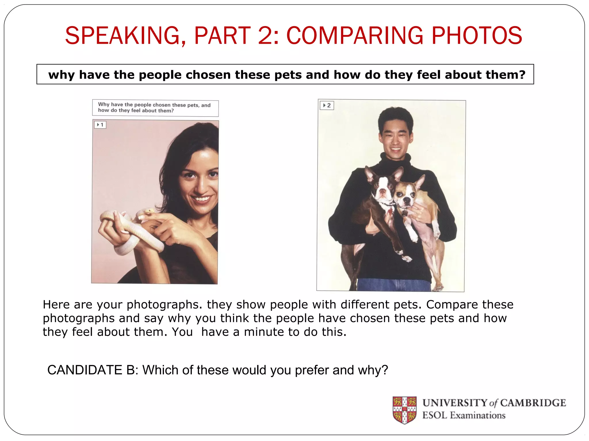 Paper 5 speaking, part 2 | PPT