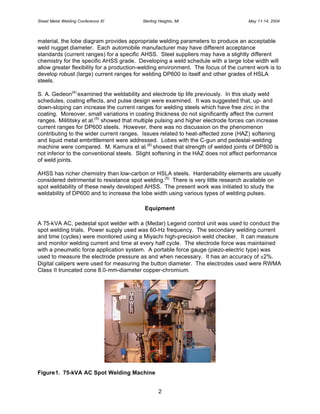 Sheet Metal Welding Conference Detroit Michigan | PDF