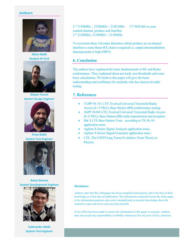 Radio Conformance Test Pdf Digital Audio Computer Software And Applications