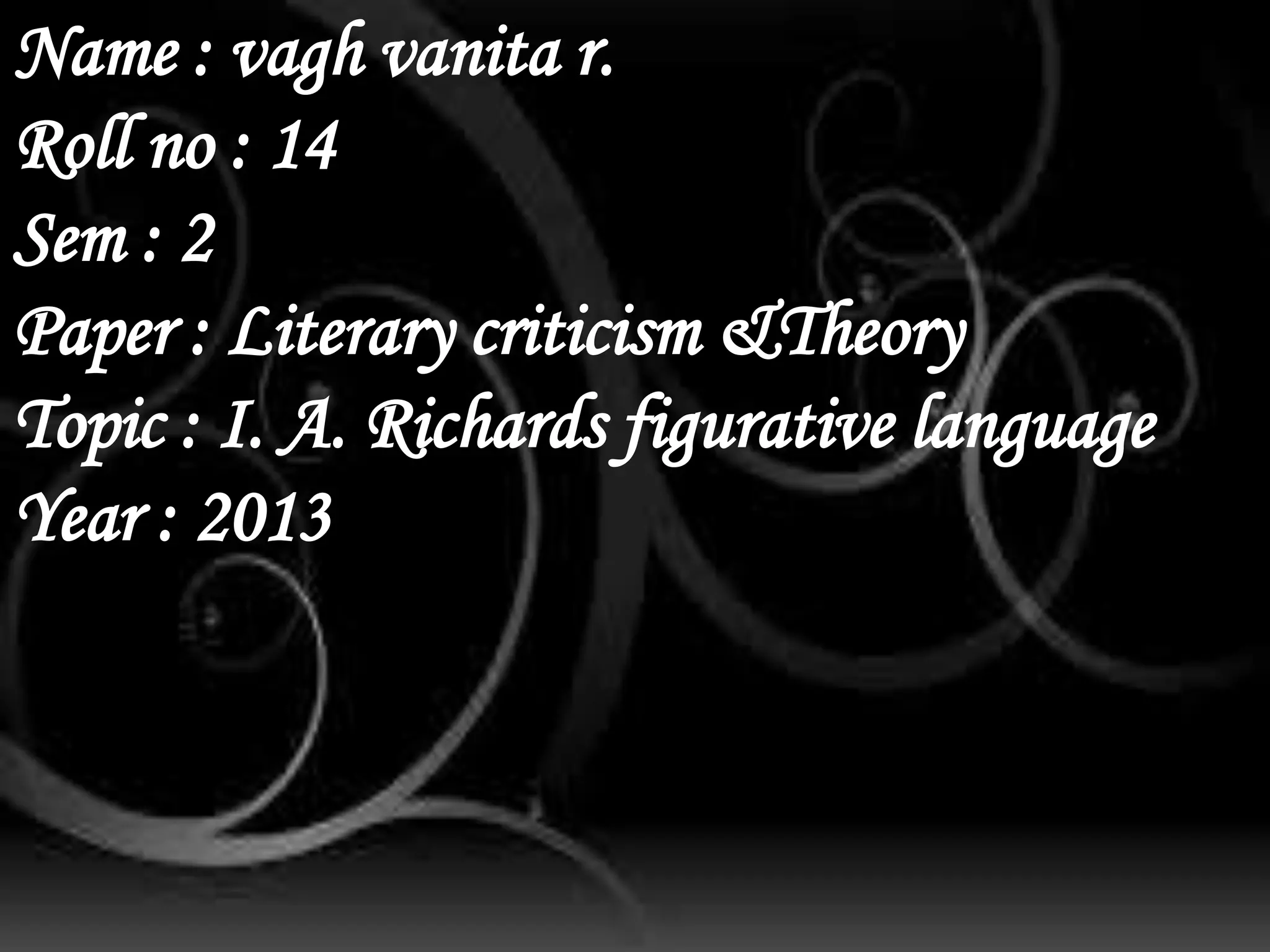 Literary Criticism & Theory | PPTX | Poetry | Books and Literature