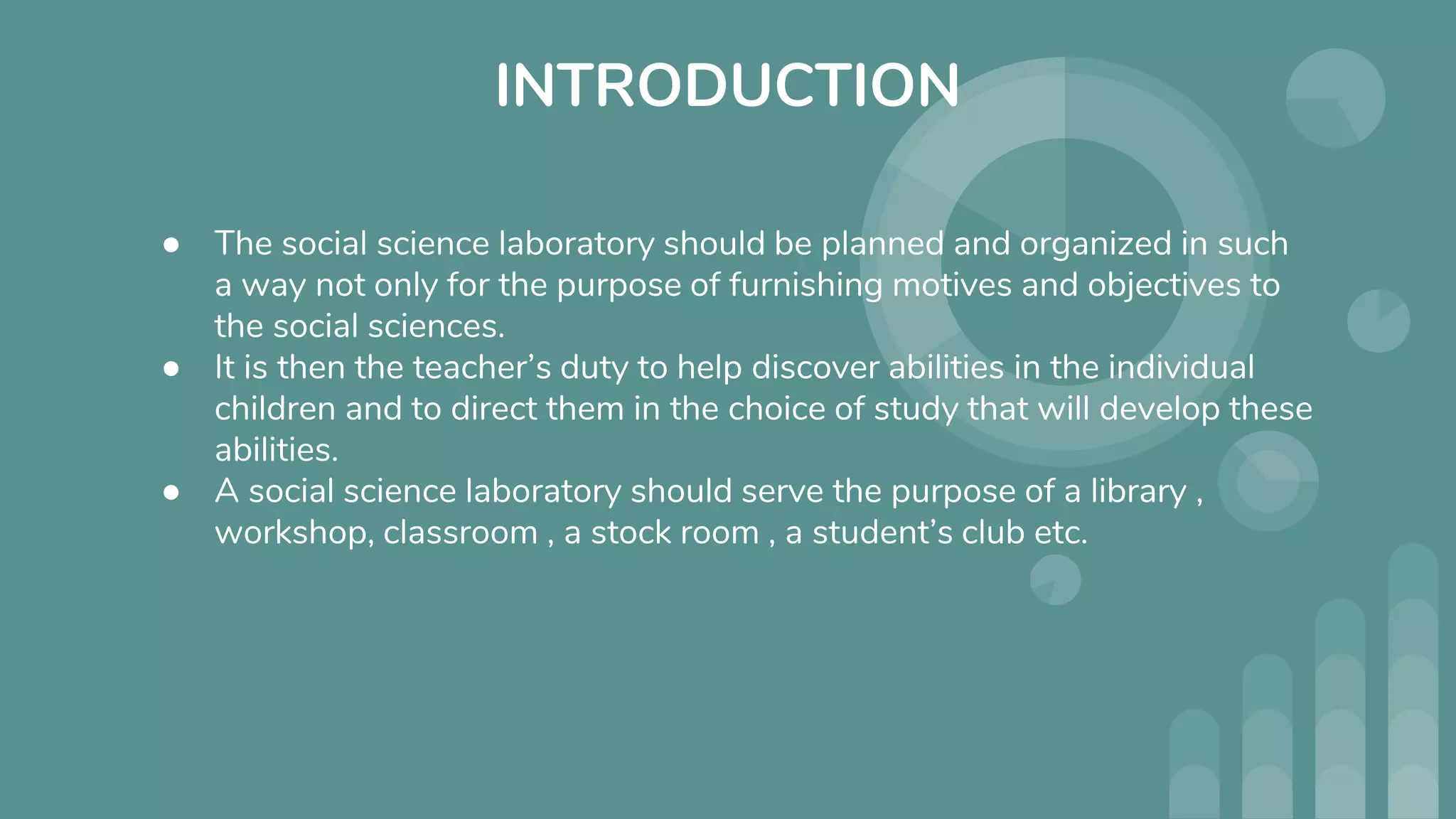 PLANNING AND ORGANIZATION OF SOCIAL SCIENCE LABORATORY | PPTX