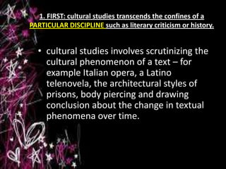 Cultural Studies | PPTX