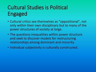 Paper8 Cultural studies | PPTX