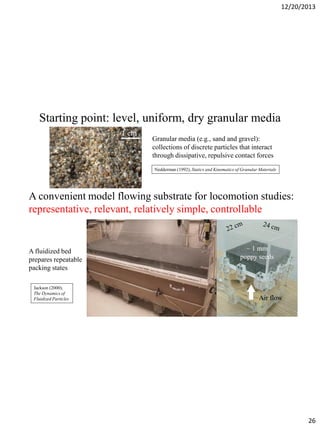 A Terradynamics for Legged Locomotion on Granular Media | PDF