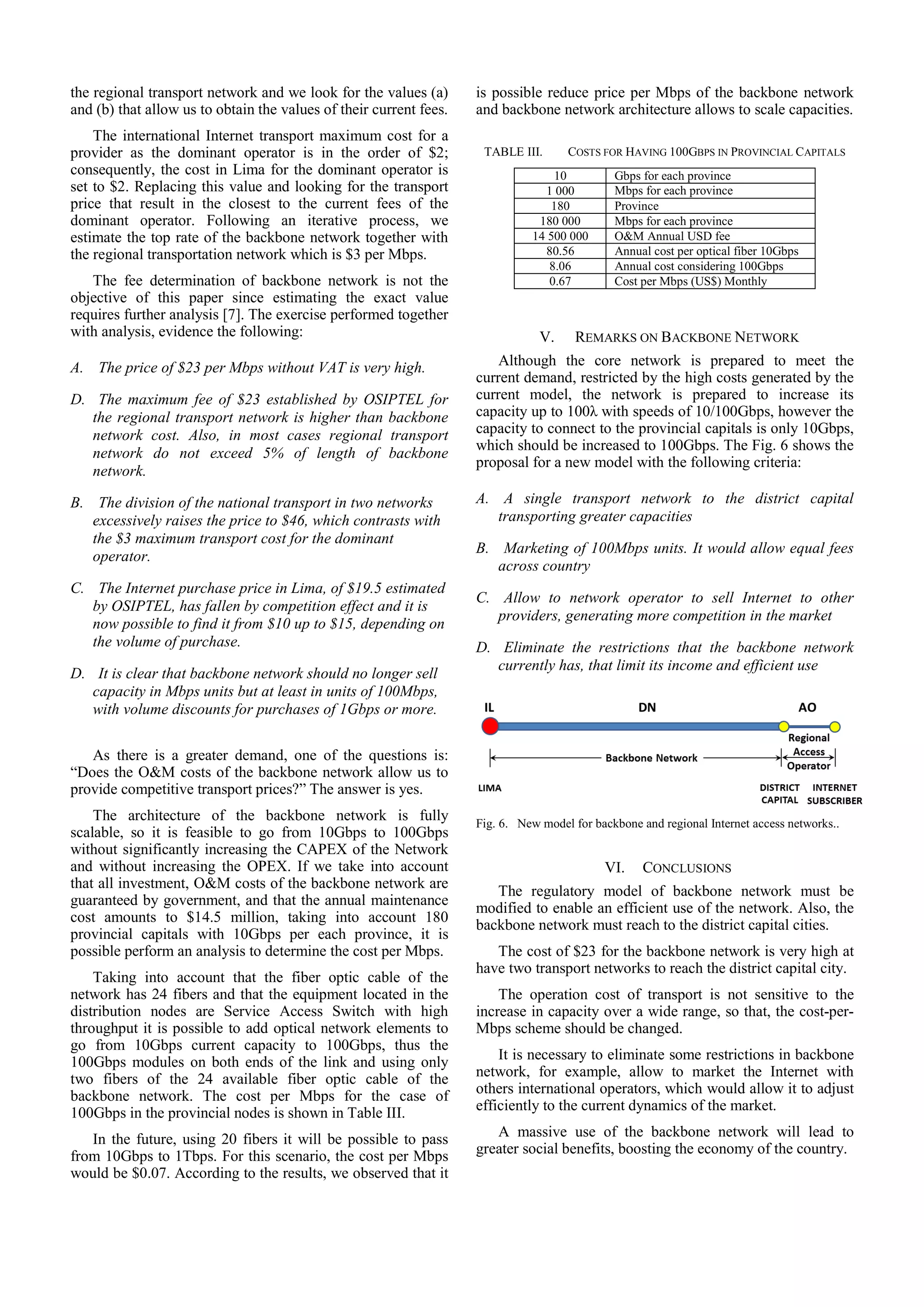 Red Dorsal Nacional de Fibra Optica (RDNFO) | PDF