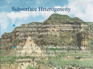 Characterization of Subsurface Heterogeneity: Integration of Soft and ...