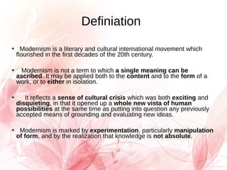 Major movements of the modern age | ODP