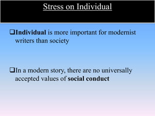 Modernism in a Literature. | PPTX