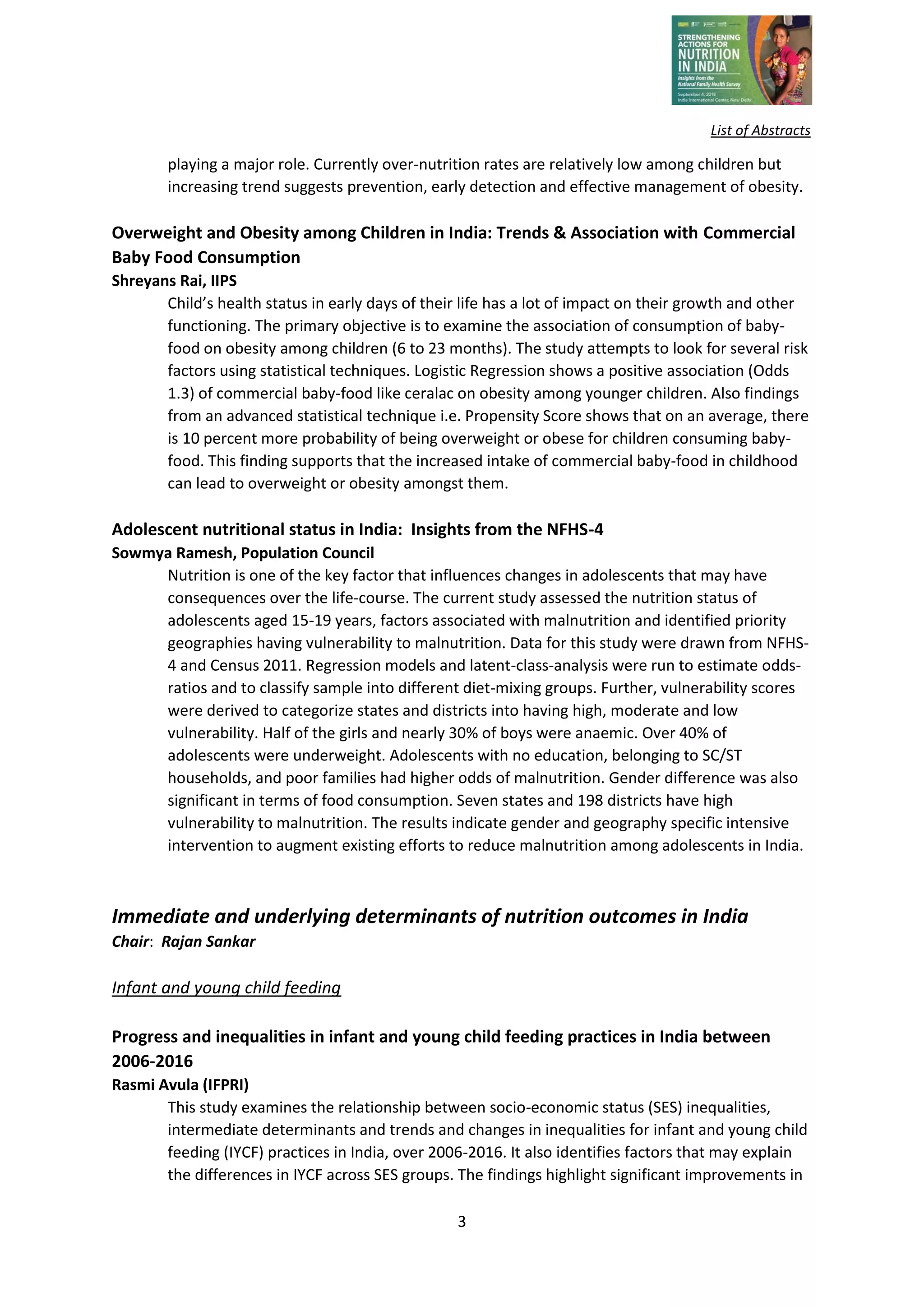 Paper abstracts | PDF