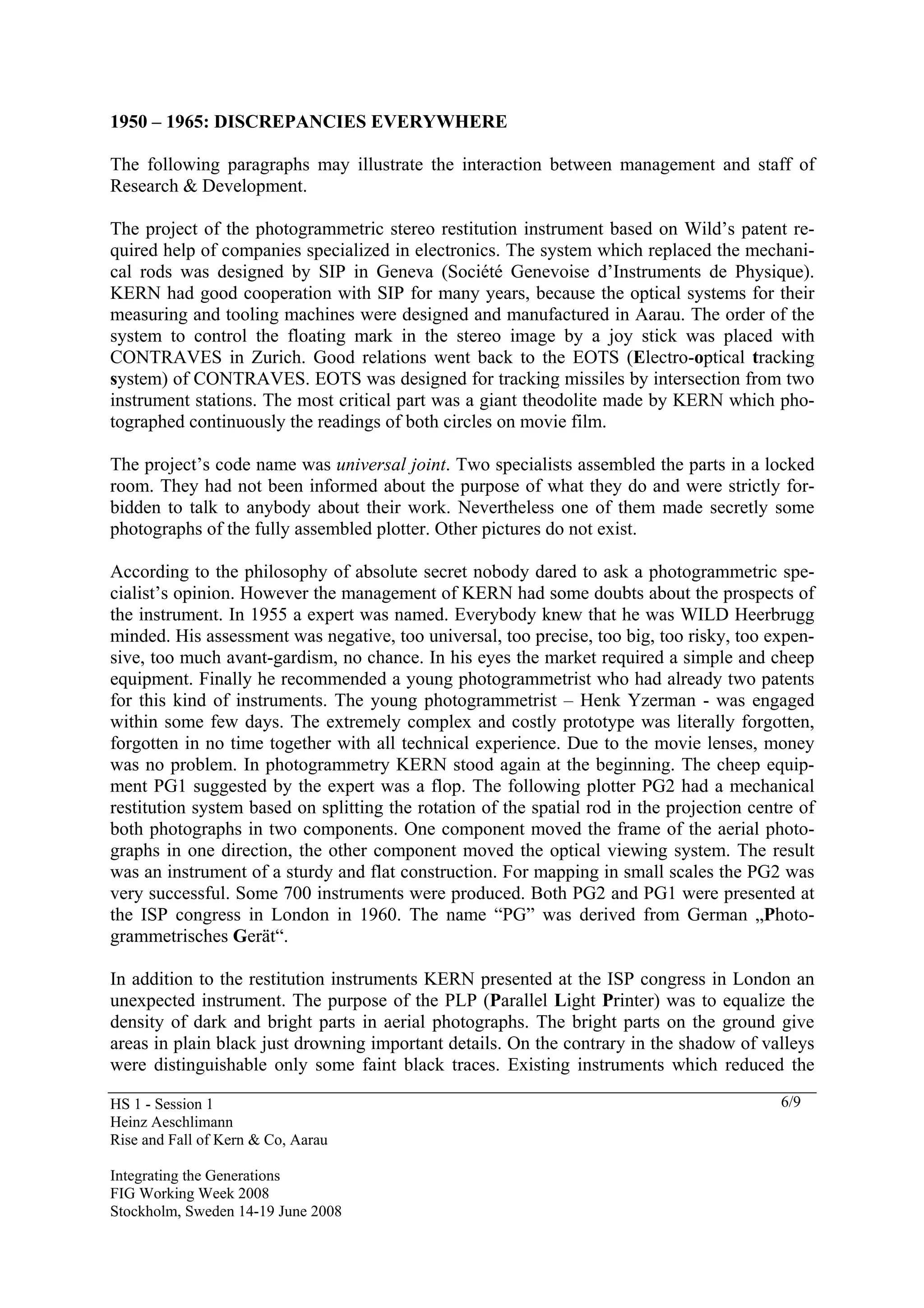 Teodolitos Kern - Historia | PDF