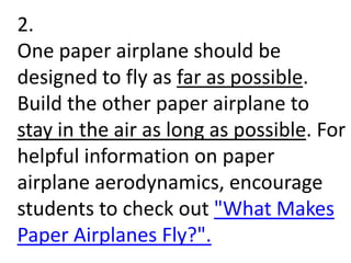 Paper airplane | PPTX