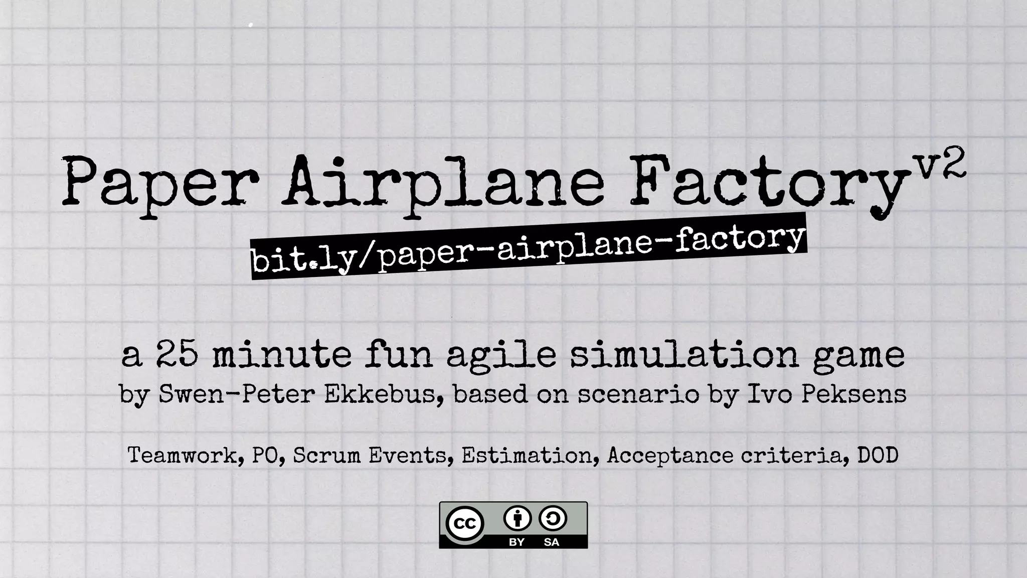 Paper Airplane Factory (CC-BY-SA-4.0) | PDF