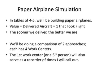 Paper airplane game | PPTX