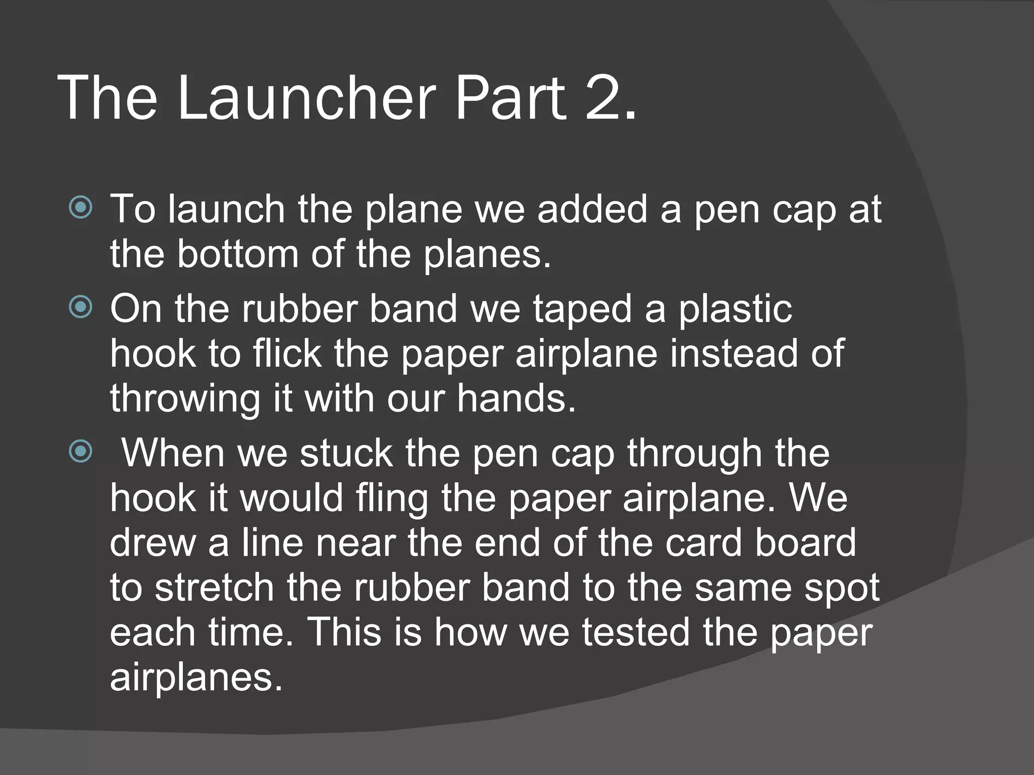 Paper Airplanes Test | PPT