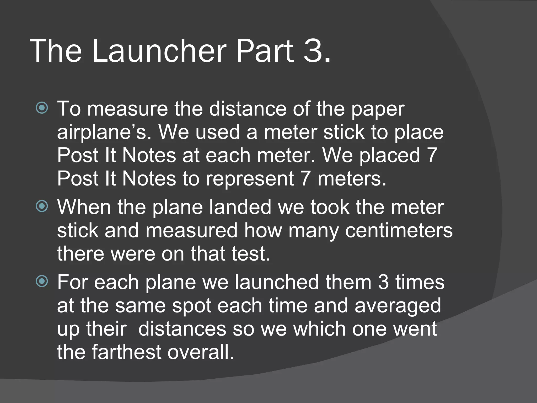 Paper Airplanes Test | PPT