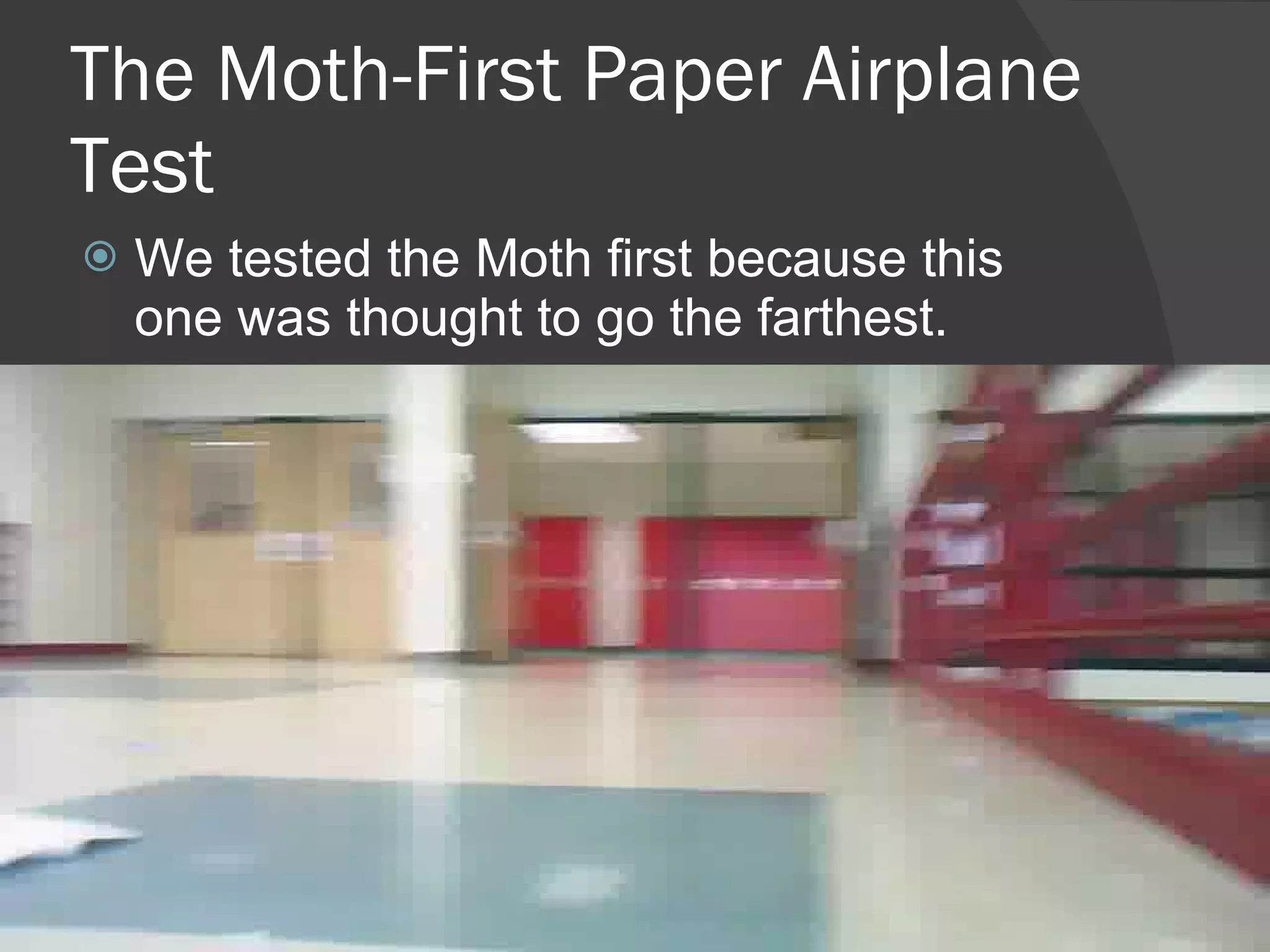 Paper Airplanes Test | PPT