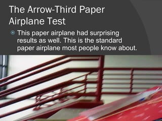 Paper Airplanes Test | PPT
