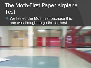 Paper Airplanes Test | PPT