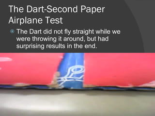 Paper Airplanes Test | PPT