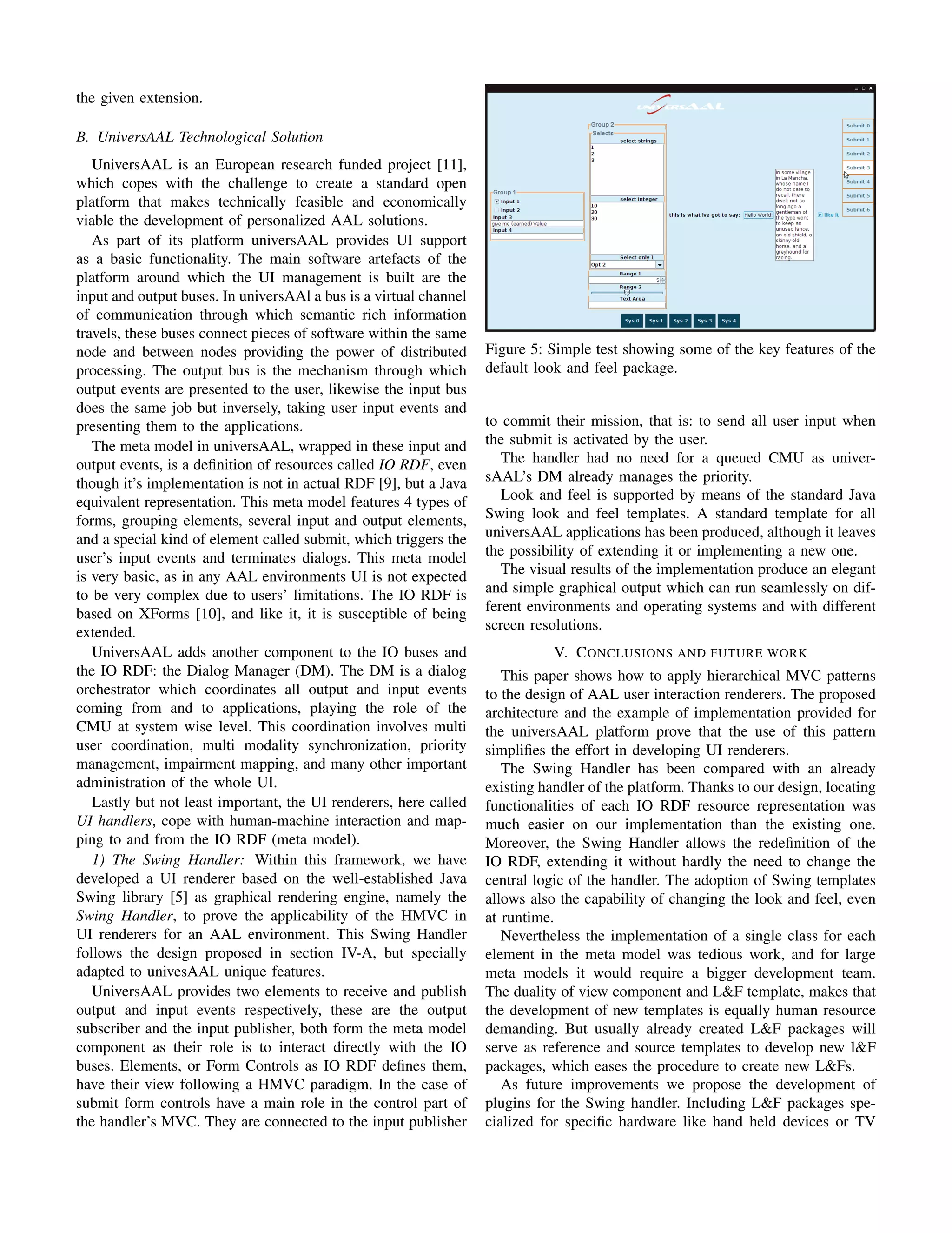 Paper Alejandro Medrano - Use of hierarchical model-view-controller architecture for user ...