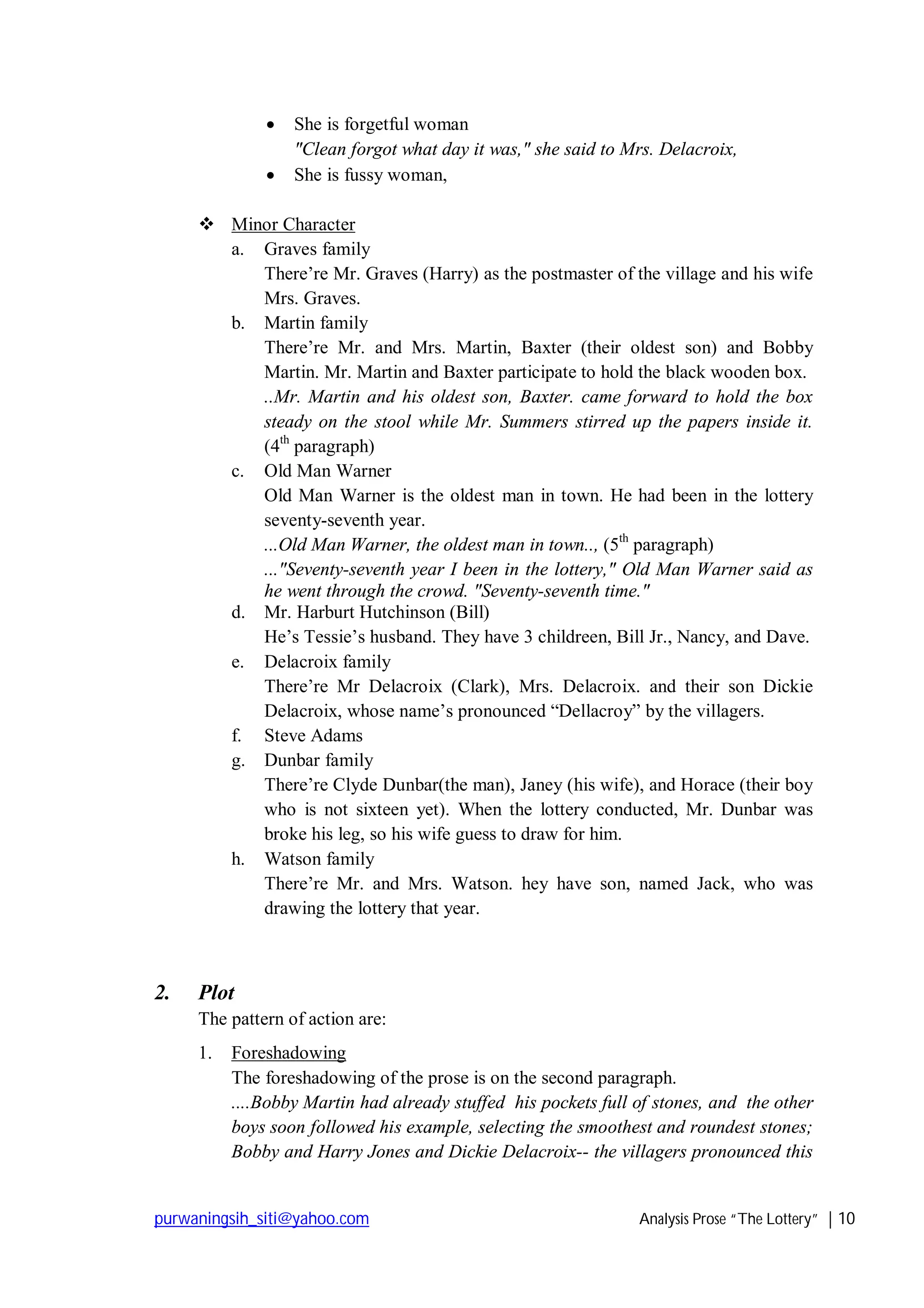 Paper analysis the lottery | PDF