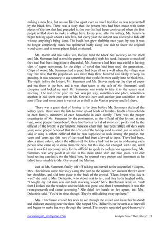 Paper analysis the lottery | PDF