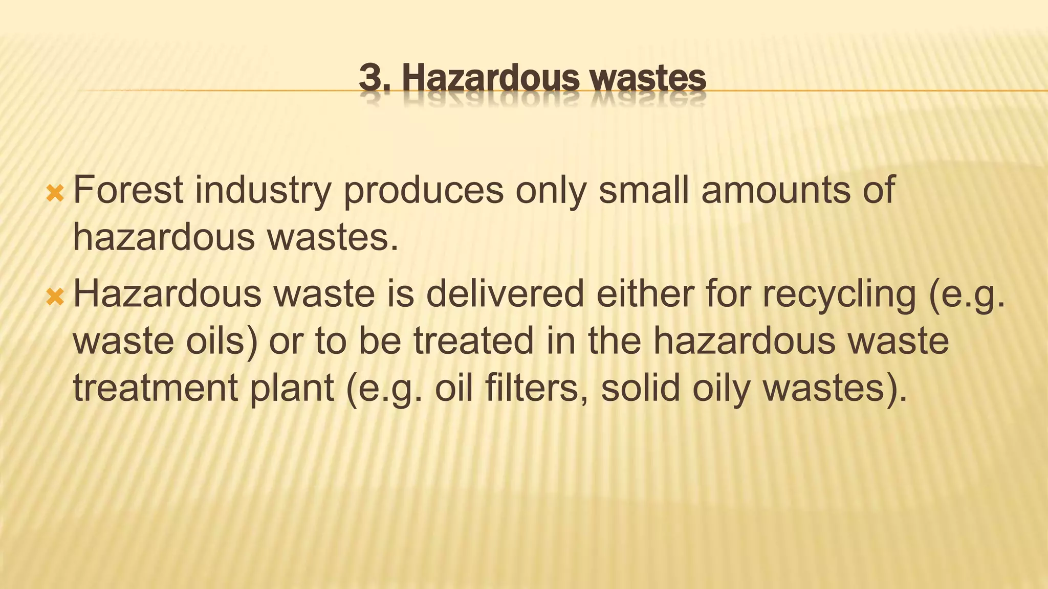 Paper and pulp industry waste and its management | PPTX
