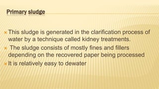 Paper and pulp industry waste and its management | PPTX