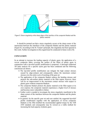 Enhancing Load Capacity of Plastic Gears via Application of Woven ...