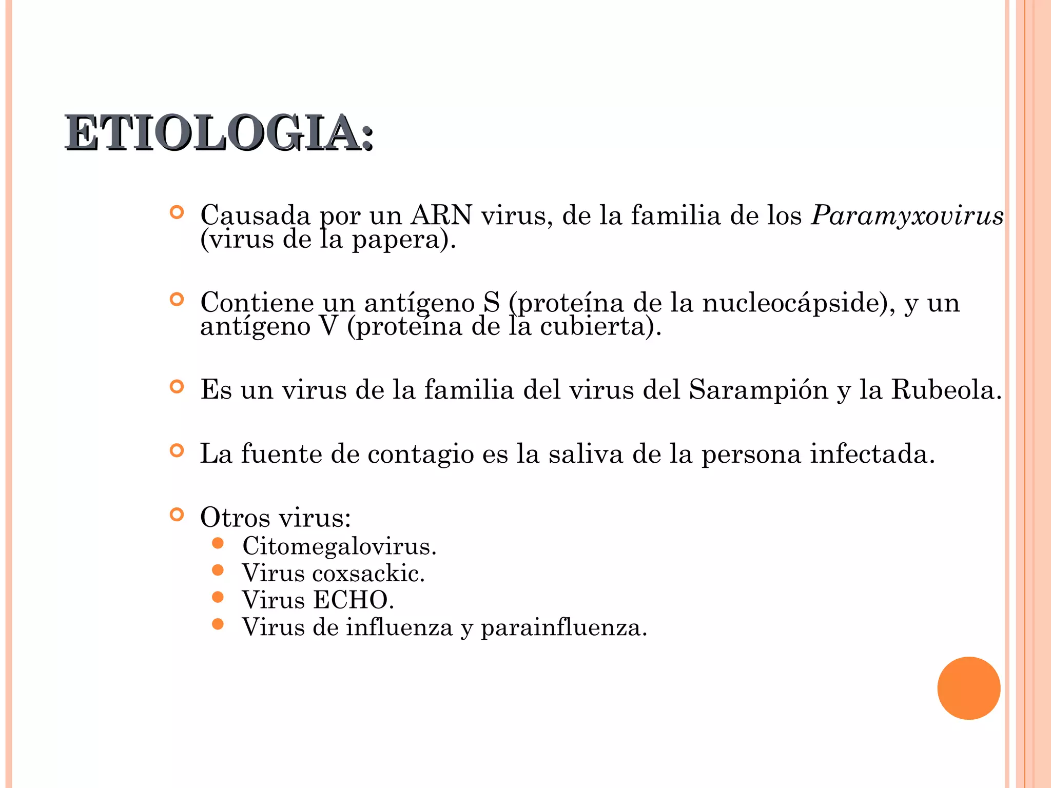 Parotiditis viral | PPT
