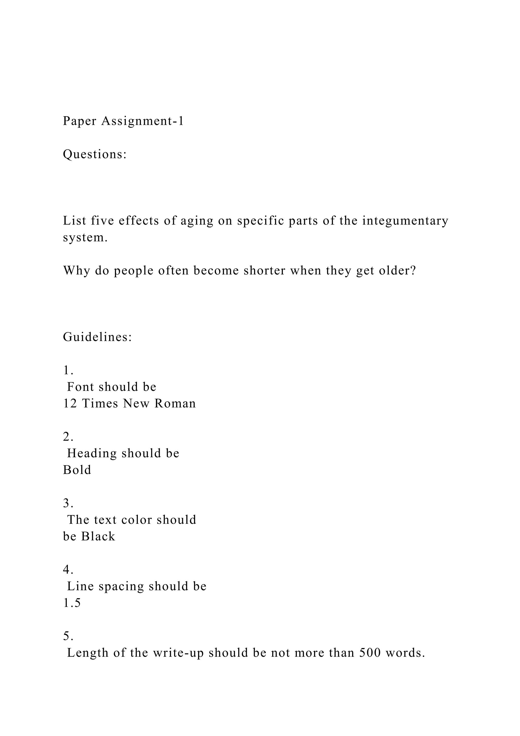 Paper Assignment-1QuestionsList five effects of agi.docx