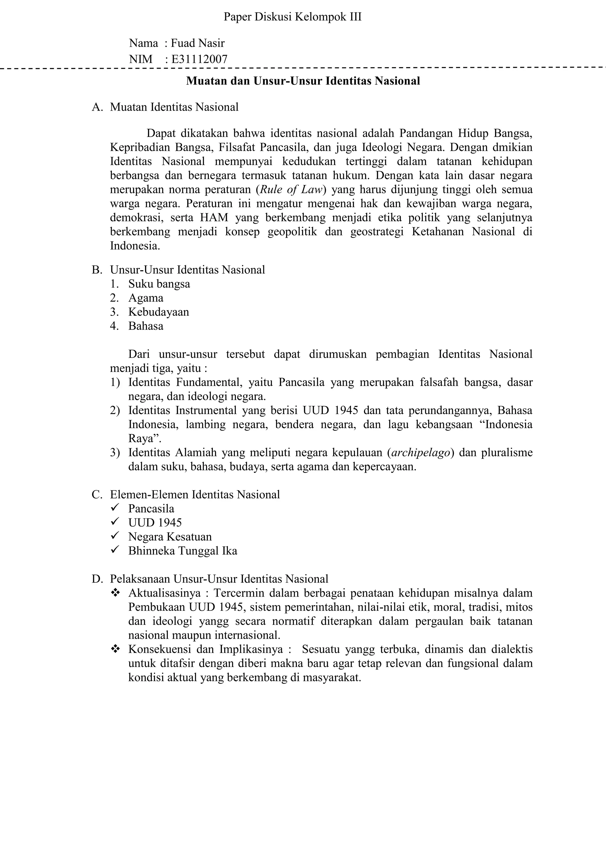 Paper bab 3 pkn | PDF