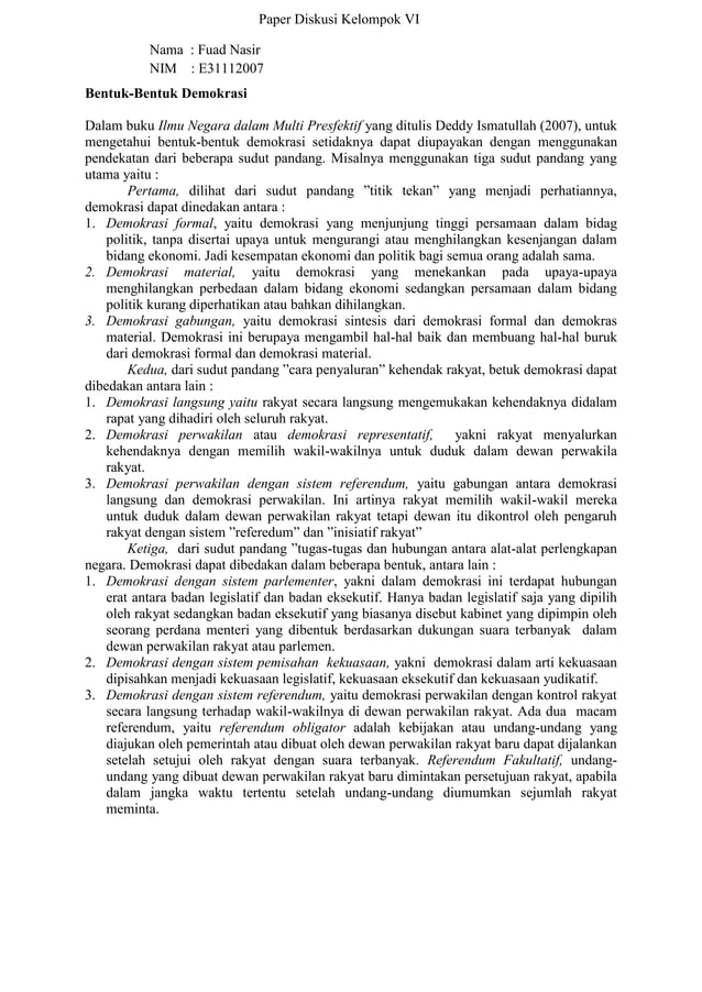 Paper bab 6 pkn | PDF