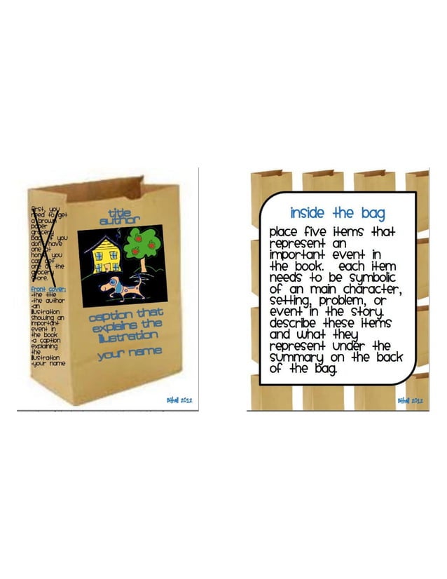 Paper bag book report overview | PDF