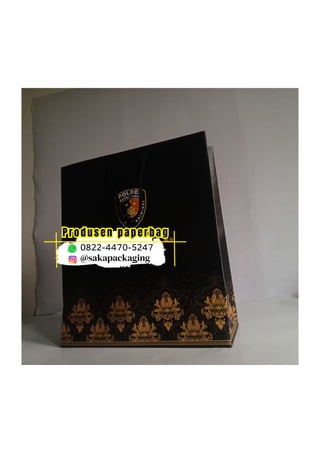 HASIL RAPI, HUB 0822-4470-5247 | Pembuat Paper Bag Belanja Custom ...