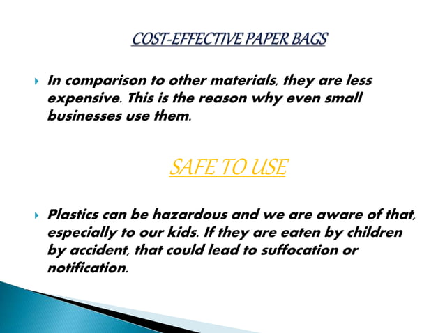 Paper bag ppt.. | PPTX