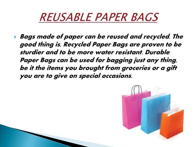 Paper bag ppt.. | PPTX