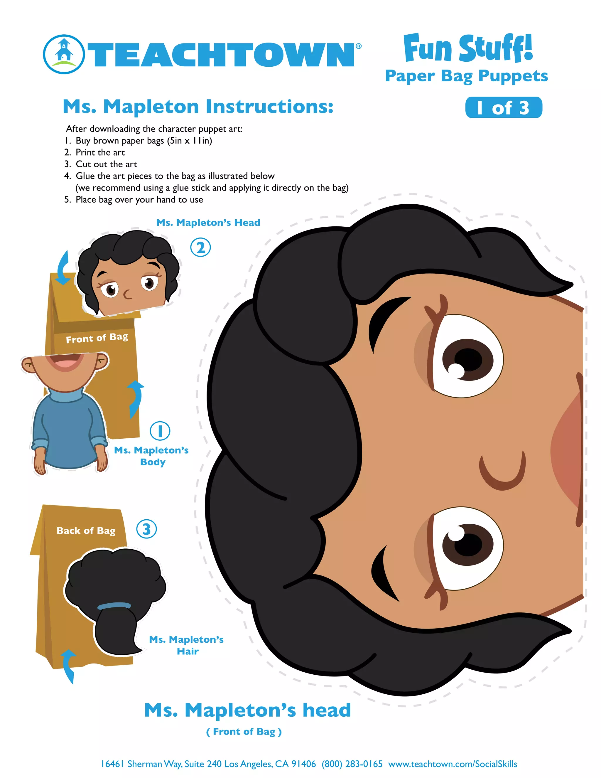 Paperbagpuppets teach town | PDF