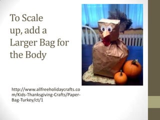 Paper bag turkeys | PPT