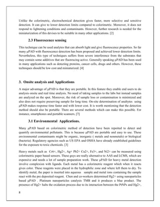 Paper based analytical devises | PDF