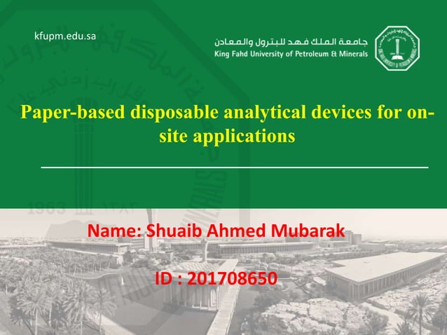 Paper based presentation | PPTX