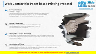 Paper Based Printing Proposal PowerPoint Presentation Slides | PDF