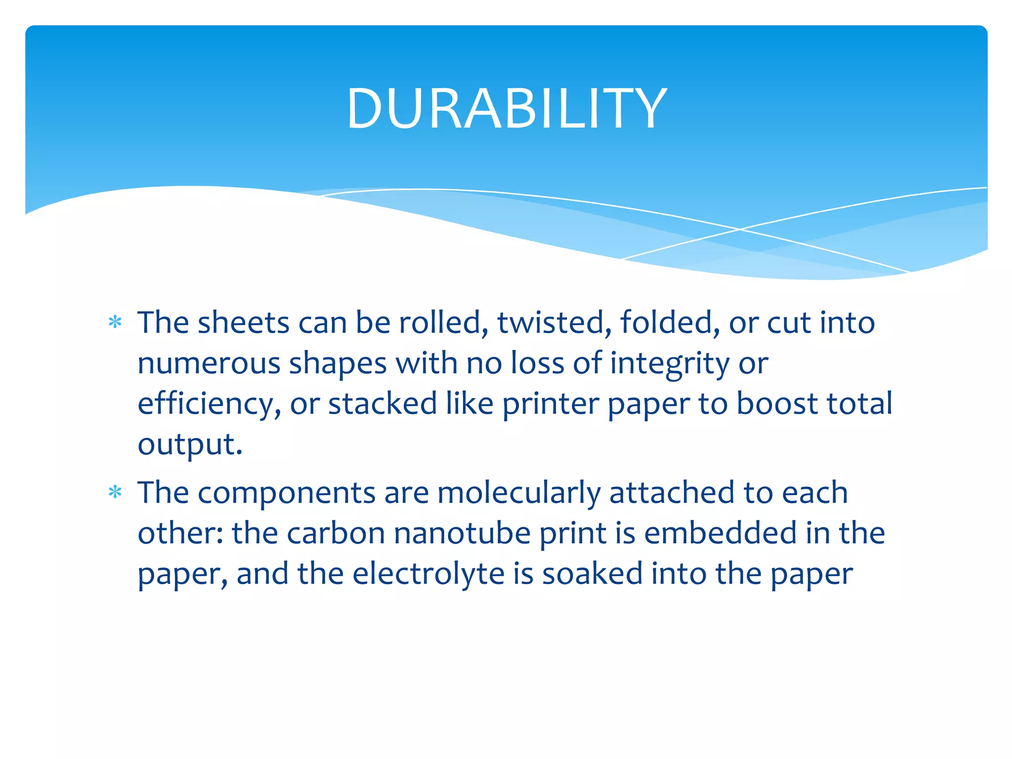 Paper battery | PPTX
